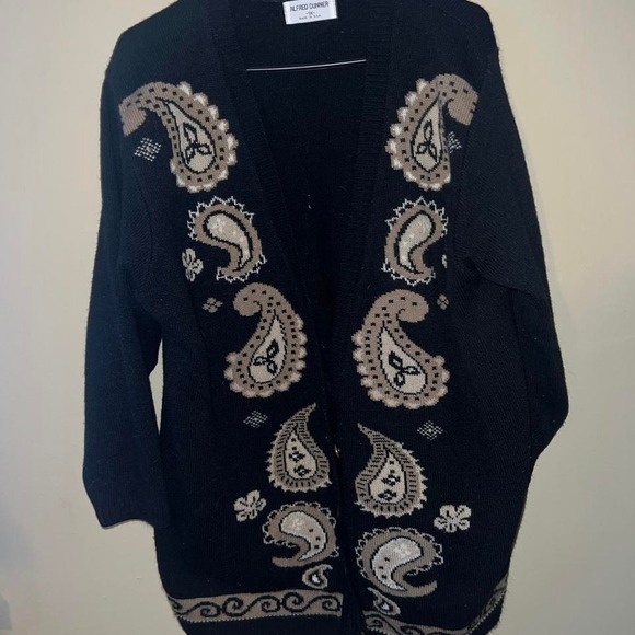 Alfred Dunner | Sweaters | Alfred Dunner Paisley Cardigan | Poshmark